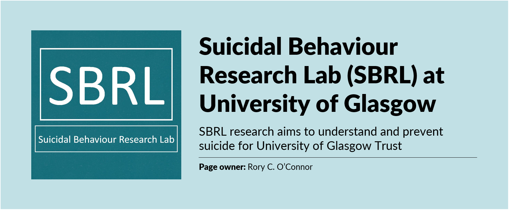 Support our work – Suicidal Behaviour Research Laboratory